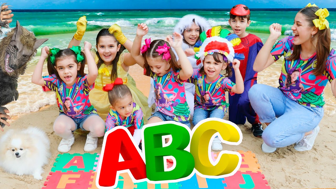 ABC NA PRAIA - APRENDENDO O ALFABETO COM A MILENINHA - Kids Pretend ...