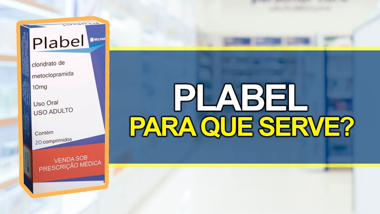 Bula simplificada do medicamento Plabel