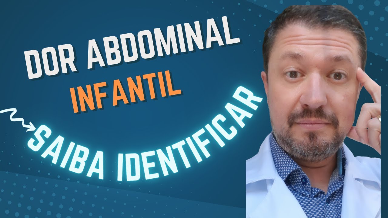 Dores abdominais em crianças: causas e como identificar.