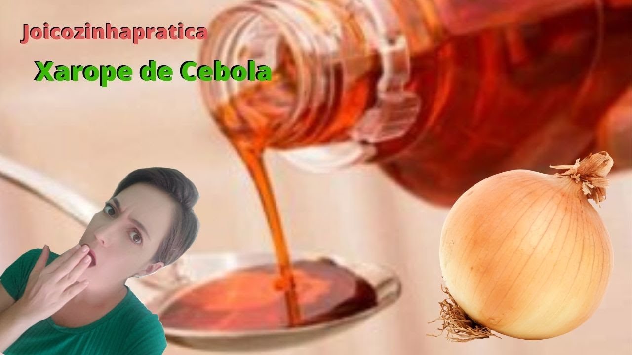 Remédio natural para tosse e gripe: Xarope de cebola Lambedor de cebola