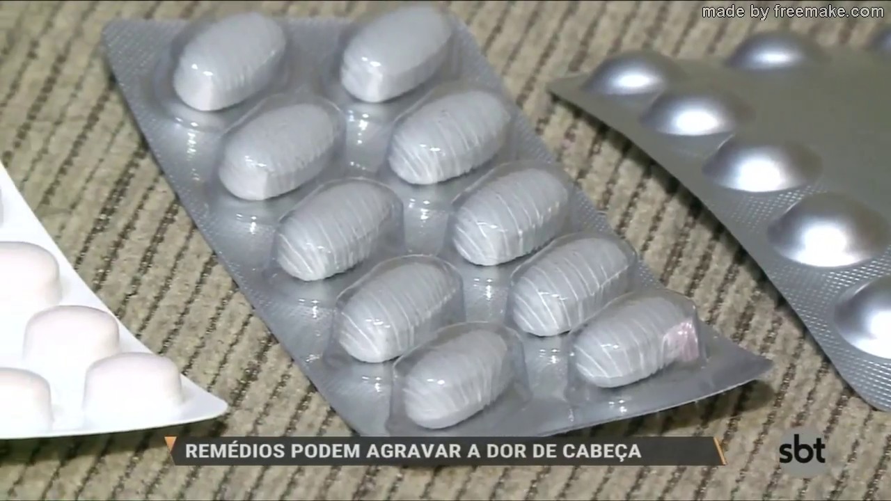 Saiba como evitar o agravamento da dor de cabeça com remédios