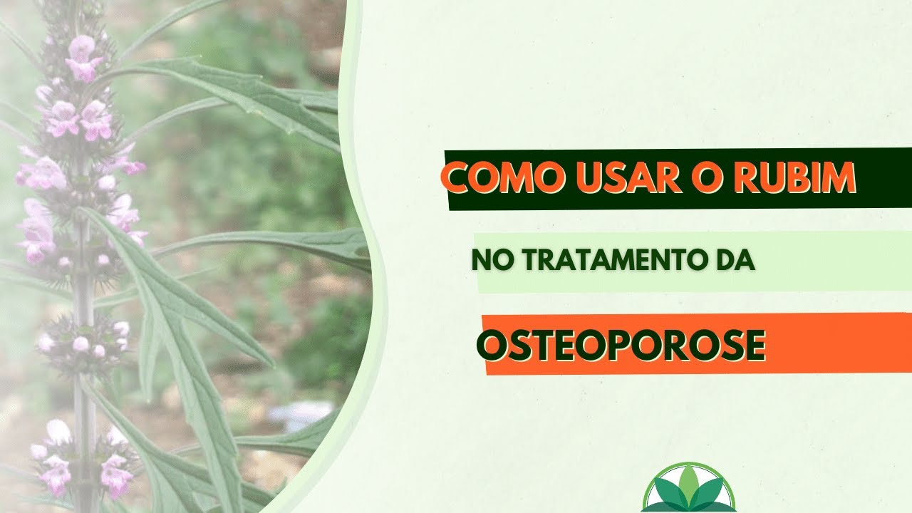 Osteoporose: Como usar o Rubim no tratamento
