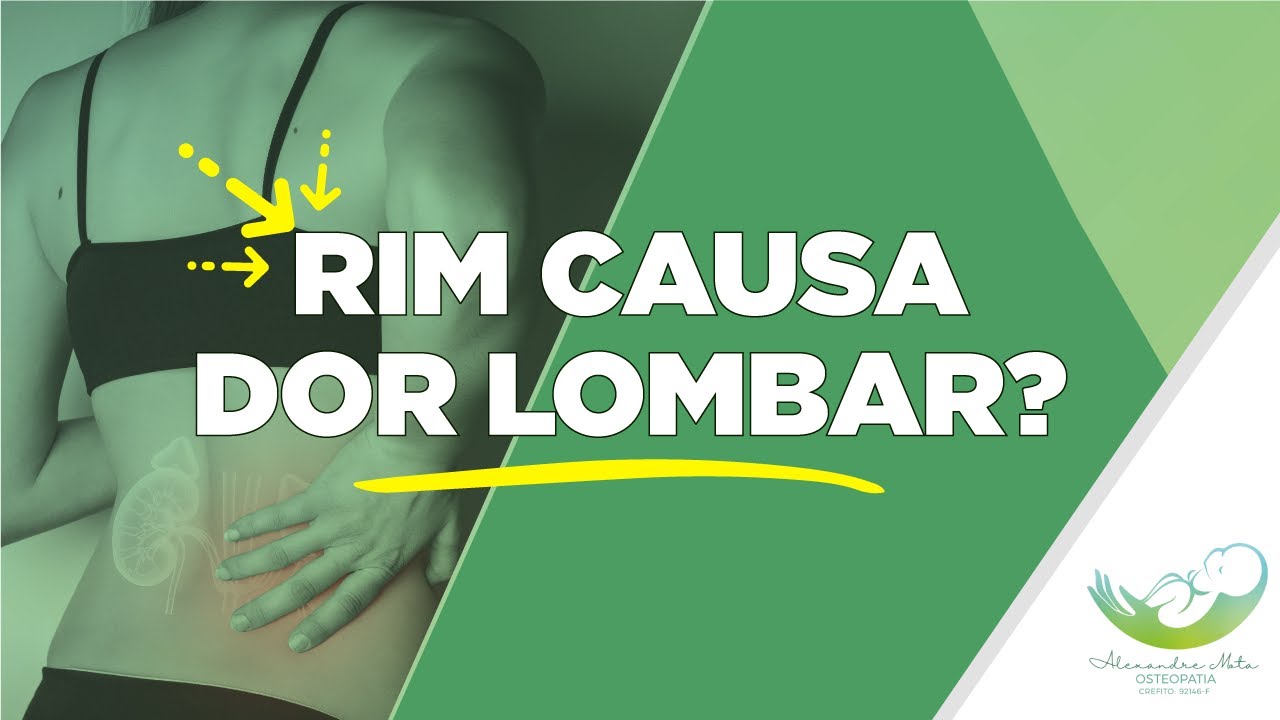 Alivie sua dor lombar causada pelo rim com essas dicas.