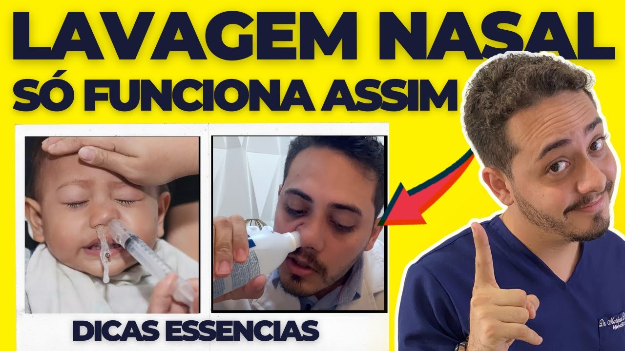 Lavagem nasal: guia completo para tratar sinusite, rinite alérgica e coriza