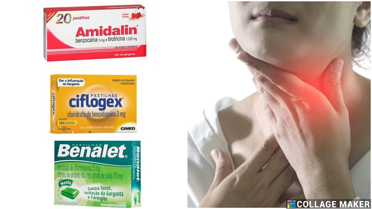 Pastilha para garganta inflamada e dolorida: alívio rápido e eficaz.